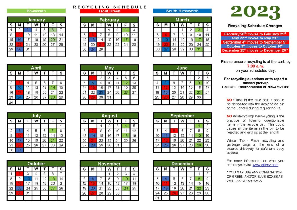 Trash and Recycling Collection Schedules in Poway, California - Eagle ...